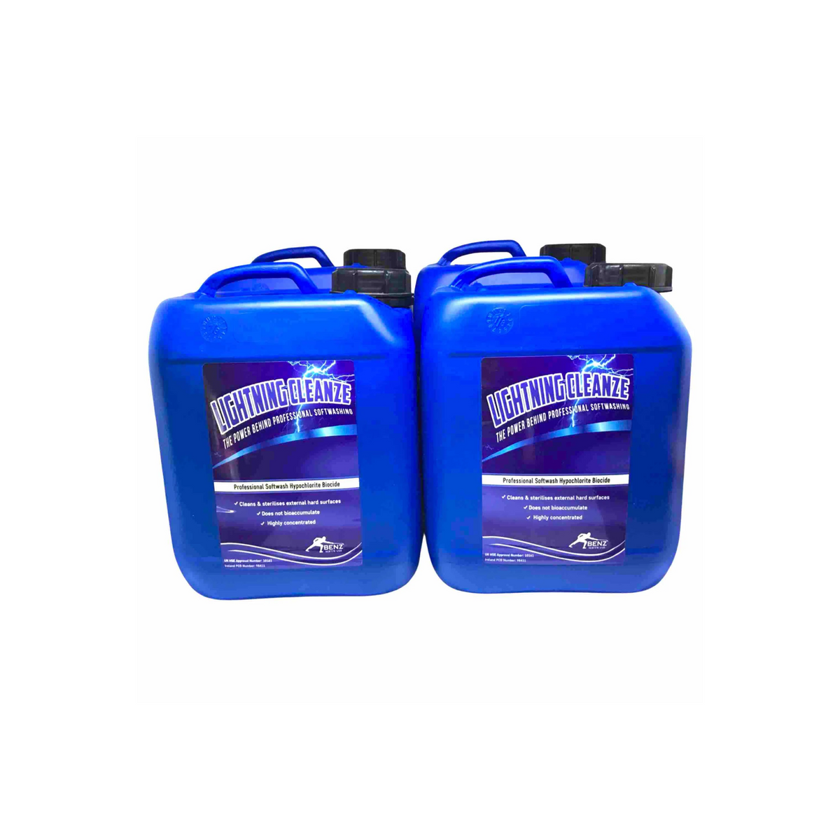 BENZ Lightning Cleanze Full Box 4x5Ltr - Softwash Biocide – EMKO ...